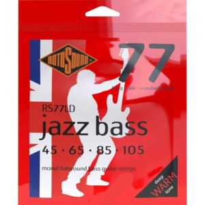 rotosound flatwound bass strings (rs77ld)