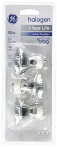 g e lighting 81662 0 ge3pk50w qtz halo light, 1 count (pack of 1)