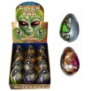 henbrandt 12 x giant hatching alien gel bouncing putty egg wholesale bulk buy