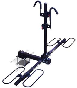 swagman bicycle carrier traveler xc2 rv approved hitch mount bike rack , black