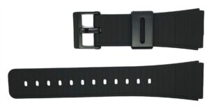 casio 70378364 - strap (22), black/white, strip