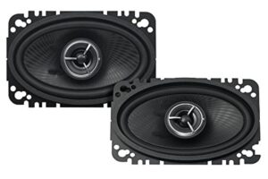 kenwood kfc-x463c excelon 4x6 2-way speaker system - pair (black)