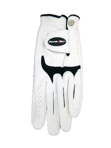 PowerBilt TPS Cabretta Golf Glove 2 Pack Mens LH Medium