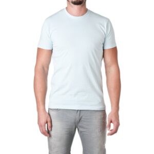 next level unisex cotton t-shirt m light blue