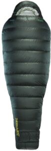 therm-a-rest hyperion 32f/0c ultralight down mummy sleeping bag black forest