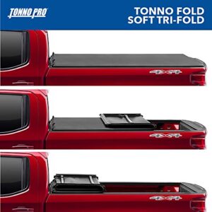 Tonno Pro Tonno Fold, Soft Folding Truck Bed Tonneau Cover | 42-305 | Fits 2009 - 2014 Ford F-150 5' 7" Bed (67") , Black