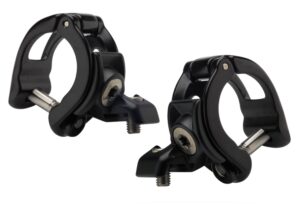 sram matchmaker x cockpit clamp - pair, black with ti bolts