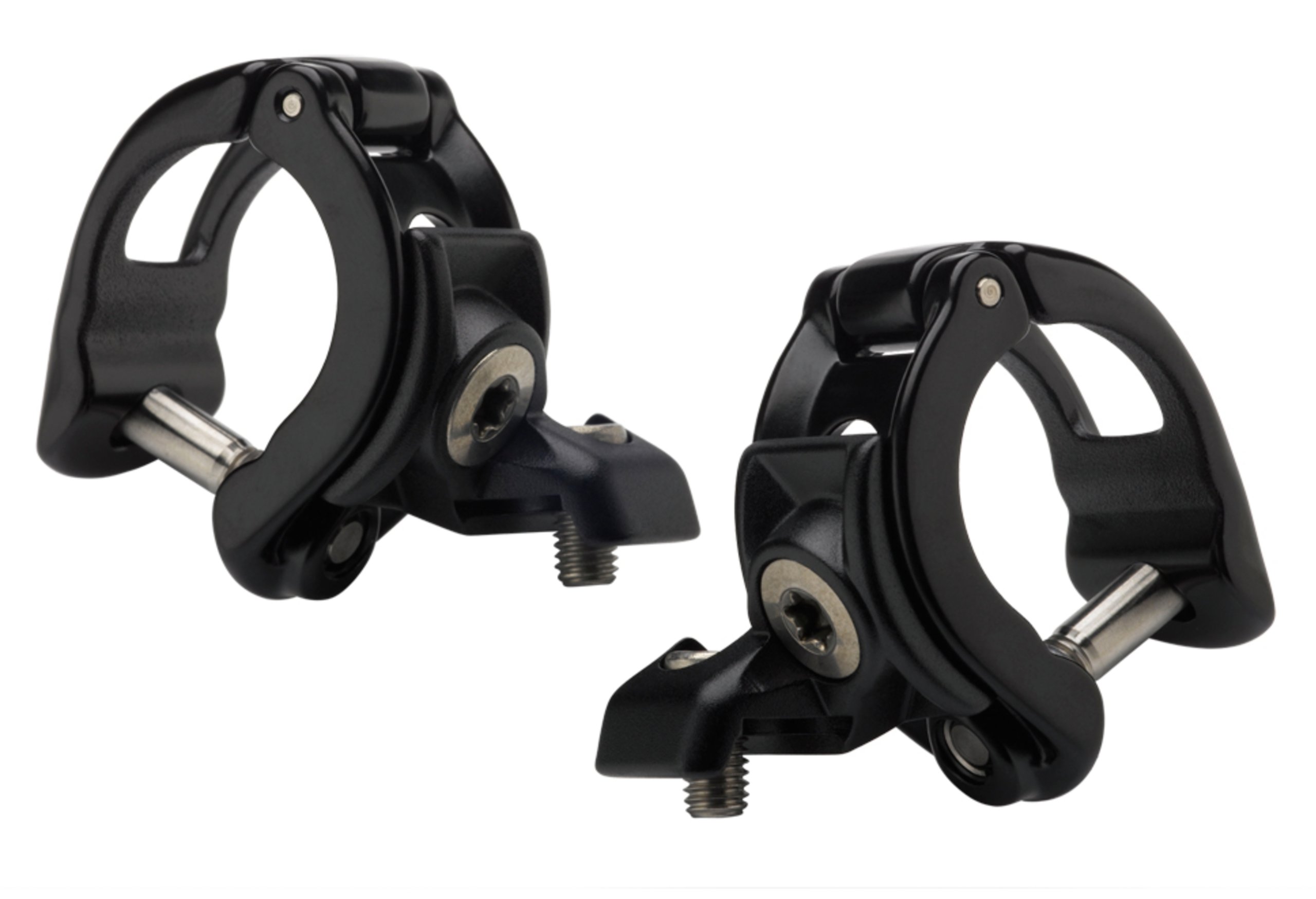 SRAM MatchMaker X Cockpit Clamp - Pair, Black with Ti Bolts