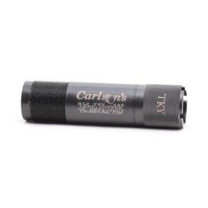 carlsons choke tubes 12 gauge for browning invector plus [ turkey | 0.665 diameter ] blued steel | extended turkey choke tube | made in usa