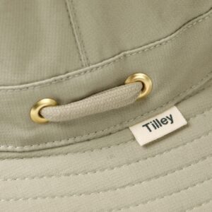 Tilley T5MO Organic Cotton Airflo Hat, Khaki With Olive Underbrim, 7 1/4