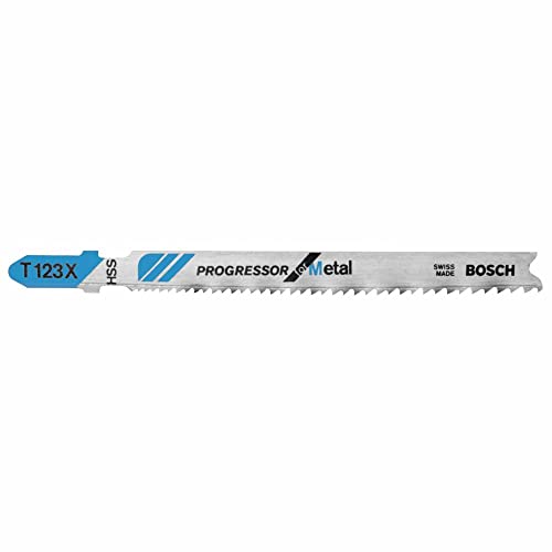 SEPTLS114T123X - Bosch Tool Corporation Bosch Power Tools Progressor Series T123X Jigsaw Blade for Metal - T123X