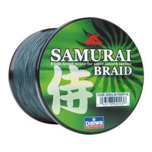 daiwa samurai braid green 20lb filler spool