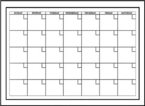 wallpops wpe94575 medium monthly calendar, white & off-white