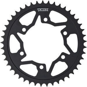 vortex 438s-43 black 43-tooth 530-pitch steel rear sprocket