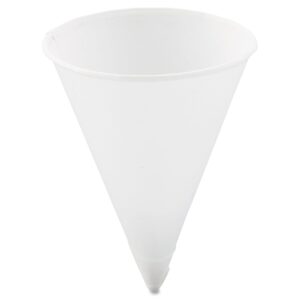 solo 4r-2050 4 oz white paper cone cups (case of 5000)