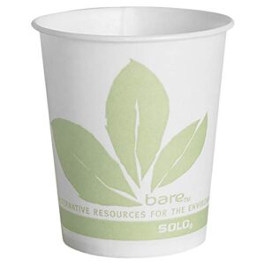 solo r53bb-jd110 treated paper water/refill cup, 5 oz. capacity, 2.5" x 2.8", bare (case of 3,000)