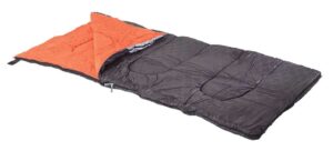 harley-davidson bar & shield custom sleeping bag, black & orange hdl-10016