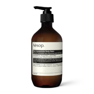 aesop rind concentrate body balm - softens and smooths the skin - uplifting citrus aroma and nourishing nut oil extracts - 16.4 oz