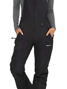 Arctix Women's Essential Insulated Bib Overalls, Black, 1X