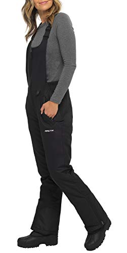 Arctix Women's Essential Insulated Bib Overalls, Black, 1X