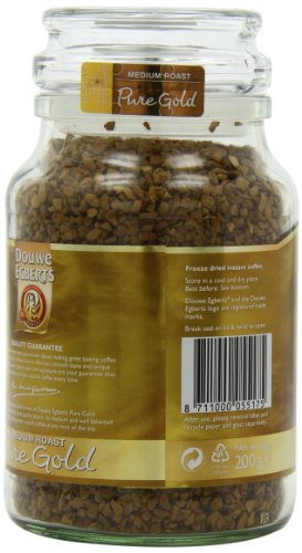 Douwe Egberts Pure Gold Instant Coffee, Medium Roast, 6.7-Ounce, 190g (Packaging May Vary)