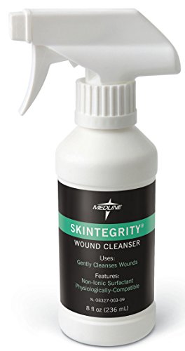 Medline Cleanser Wound Skintegrity Spray, 8 Ounce (Pack of 6)