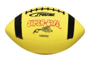 sportime super-safe youth football, yellow and black