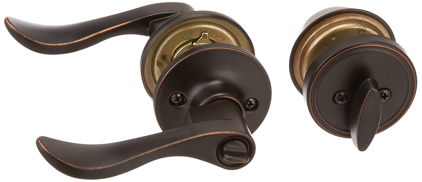 Schlage JC60 V SEV 716 Single Cylinder Keyed Entry Lock Deadbolt, Aged Bronze