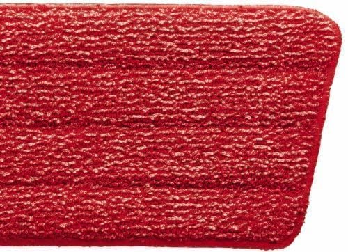 Rubbermaid Reveal Spray Mop Replacement Head, Red, Reusable Wet Mop Microfiber Pad for Floor Cleaning in Kitchen/Bathroom/Hallway/School