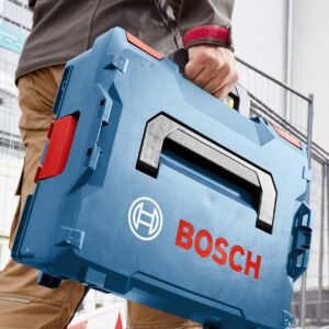 BOSCH L-BOXX-1 4.5 In. x 14 In. x 17.5 In. Stackable Tool Storage Case , Blue