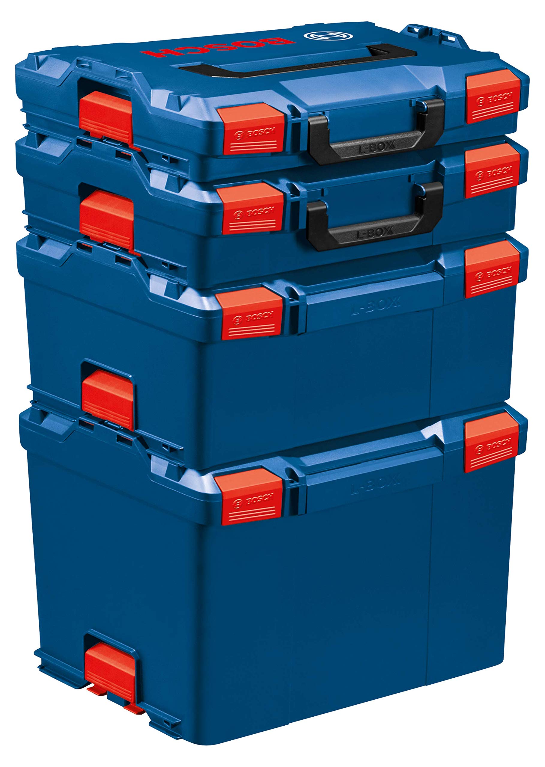 BOSCH L-BOXX-1 4.5 In. x 14 In. x 17.5 In. Stackable Tool Storage Case , Blue