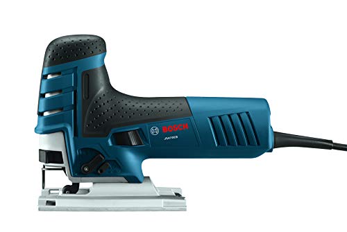 BOSCH JS470EB Corded Barrel-Grip Jig Saw - 120V Low Vibration, 7 Amp Variable Speed for Smooth Cutting up to Up To 5-7/8 Inch on Wood, 3/8 Inch on Steel For Countertops