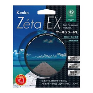 Kenko 49mm Zeta EX C-PL ZR-Coated Super Slim Frame Camera Lens Filters