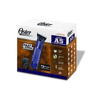 oster professional a5 turbo 2-speed equine clipper kit blue