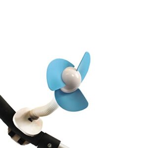 Dreambaby Stroller Fan, White/Blue