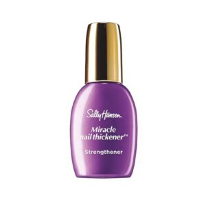 sally hansen miracle nail thickener™, nail strengthener, includes calcium and ceramic gel formula