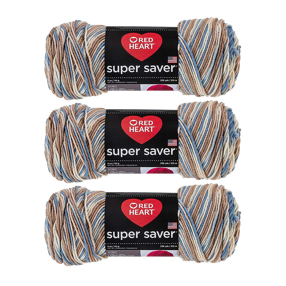 Red Heart Super Saver Yarn (3-Pack) Mirage E300-301