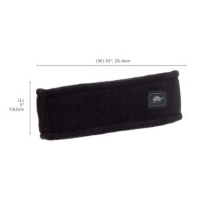 Turtle Fur Chelonia 150 Classic Fleece Double-Layer Headband, Black