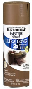 painter's touch 2x 12 oz nutmeg cover spray paint satin [set of 6]