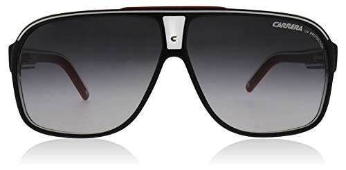 Carrera Grand Prix 2 T4O Black/White/Red Grand Prix 2 Square Pilot Sunglass