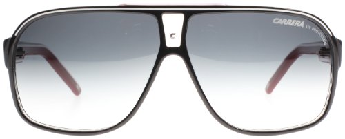 Carrera Grand Prix 2 T4O Black/White/Red Grand Prix 2 Square Pilot Sunglass