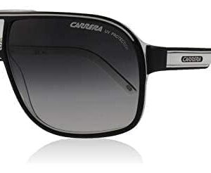 Carrera Grand Prix 2 T4M Pilot Sunglasses Lens Categ, Black/White, 64mm