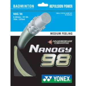 yonex nanogy bg 98 badminton string - cosmic gold