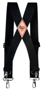 weaver leather arborist nylon saddle suspenders, black