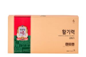 cheongkwanjang [korean red ginseng vital tonic gift set energy shot panax ginseng giftset for immune system booster and wellness recovery, natural herbs, vitamins and minerals - 10 bottles