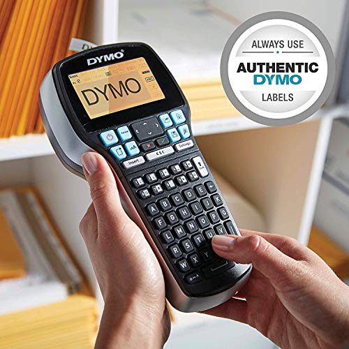 Dymo LabelManager 420P High Performance Rechargeable Portable Label Maker Kit, ABC Keyboard with 4 Rolls of D1 Labels & Carrying Case