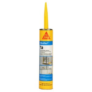 sikaflex-1a self-leveling concrete sealant - limestone - use in green and damp applications - premium-grade adhesive for a range of joints - 10.1 fl oz