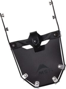 msr lightning snowshoe tail for floatation, black, 5"