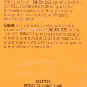 Duracell 32-MA92-DH0O Procell Alkaline Battery, AAA (Pack of 24), Packaging May Vary