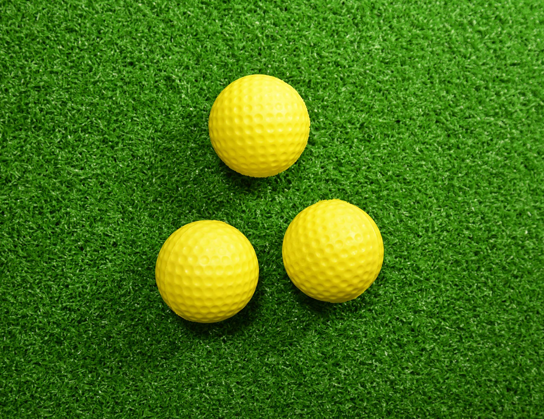 PrideSports Practice Golf Balls, Foam, 12 Count, Yellow